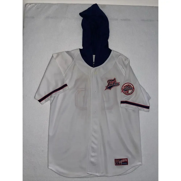 FUBU | Shirts & Tops | Vintage Fubu Jersey Youth Large 5 World Series Baseball Hip Hop Rap ...